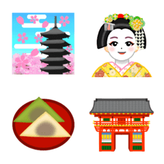 Enjoy Kyoto_Animated Emoji | Yabe-LINE貼圖代購 | 台灣No.1，最便宜高效率的代購網