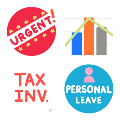 Work process emoji v.2 - LINE絵文字 | LINE STORE