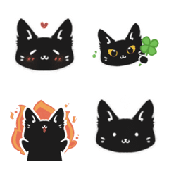 Kuro silly black cat – LINE 이모티콘 | LINE STORE