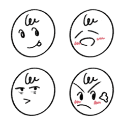 Nonchalant mode - emoji (Vol.1) – LINE Emoji | LINE STORE