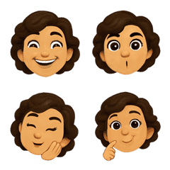 Mr. Jutting Chin's Neighbor Mrs.Xie – LINE Emoji | LINE STORE