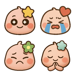 Puffy Pals Emoji Pack set #1 – LINE表情貼 | LINE STORE