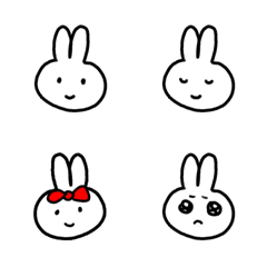 White Rabbit Usagi Emoji | Yabe-LINE貼圖代購 | 台灣No.1，最便宜高效率的代購網