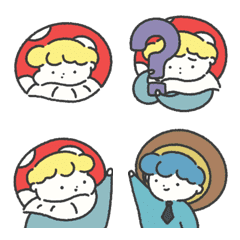 Kinopi and friends emoji | Yabe-LINE貼圖代購 | 台灣No.1，最便宜高效率的代購網