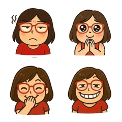 Junjun's cute version emoticon sticker 2 – LINE 이모티콘 | LINE STORE