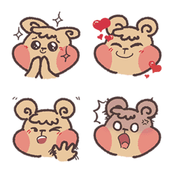 Mr. Hadaram, the cute squirrel – LINE อิโมจิ | LINE STORE