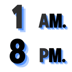 WHAT TIME EMOJI - Vol.2 – LINE Emoji | LINE STORE