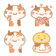 Calico and Chick V.2 – LINE表情貼 | LINE STORE