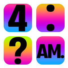 WHAT TIME EMOJI - Vol.4 – LINE อิโมจิ | LINE STORE