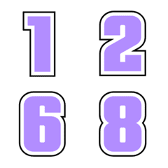Emoji numbers Pastel 2 – LINE表情貼 | LINE STORE