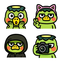 Funny Kappa Emojis1 – LINE Emoji | LINE STORE
