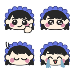 ruriaza-chan daily emoji – LINE表情貼 | LINE STORE