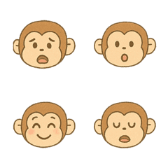 Monkey Mood Emoji Pack – LINE Emoji | LINE STORE