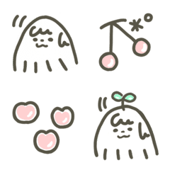 Mopoo the Puli: Simple Emoji | Yabe-LINE貼圖代購 | 台灣No.1，最便宜高效率的代購網