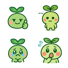 Green Sprouts – LINE Emoji | LINE STORE