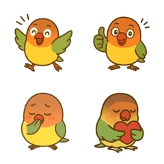 P-chan, the little bird – LINE Emoji | LINE STORE