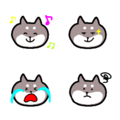 Roku the Kuroshiba Emoji – LINE Emoji | LINE STORE
