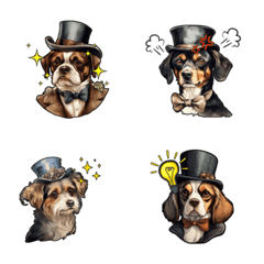 Victorian Pups in Style – LINE อิโมจิ | LINE STORE