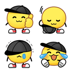 SMILEY EMOJI[CAP and SNEAKERS] | Yabe-LINE貼圖代購 | 台灣No.1，最便宜高效率的代購網