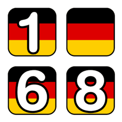 Emoji numbers Flag 3 – LINE Emoji | LINE STORE