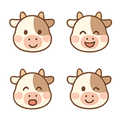 Cow Emoji Collection – LINE表情貼 | LINE STORE