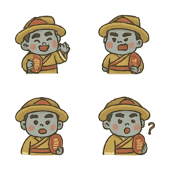 Lantern Monk Spirit Patrol – LINE Emoji | LINE STORE