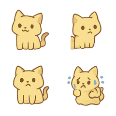 Paper Ghost Cat Pops Out – LINE Emoji | LINE STORE