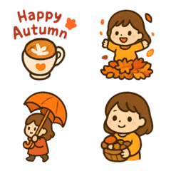 Autumn Activities – LINE Emoji | LINE STORE