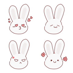Bipolar Bunny Emoji – LINE Emoji | LINE STORE