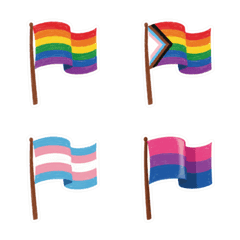 Emoji Doodle Colorido do Orgulho LGBTQ+ – LINE Emoji | LINE STORE