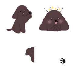 cockapoo_choco – LINE Emoji | LINE STORE