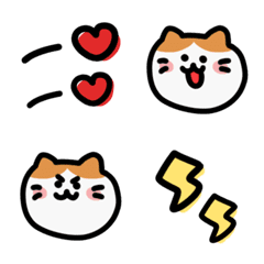 Easy-to-Use! Simple Cat Emoji 1-9 – LINE表情貼 | LINE STORE