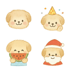 Cute Dog Emoji Pack: Many Expressions 3 – LINE 이모티콘 | LINE STORE