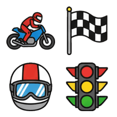 Moto Race! Speed Spirit – LINE Emoji | LINE STORE