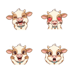 Expressive Calf's Dramatic Emoji – LINE Emoji | LINE STORE