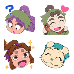 nintama Emoji Vol.3 | Yabe-LINE貼圖代購 | 台灣No.1，最便宜高效率的代購網