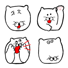 shiro necowo emoji | Yabe-LINE貼圖代購 | 台灣No.1，最便宜高效率的代購網
