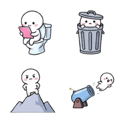 Soft Puni's Silly Diary - LINE絵文字 | LINE STORE