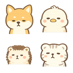 Minimalist Healing Animals - LINE絵文字 | LINE STORE