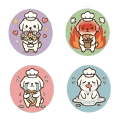 Malcho-style Maltese Intense Emotion Set – LINE อิโมจิ | LINE STORE