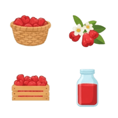 Organic Rose Apple Pack – LINE Emoji | LINE STORE