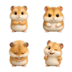 Hamster Soft 3D 1A – LINE 이모티콘 | LINE STORE